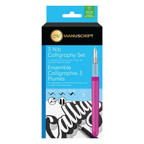 3 Nib Calligraphy Set — Fred Aldous 3 Nib Calligraphy Set — Fred Aldous