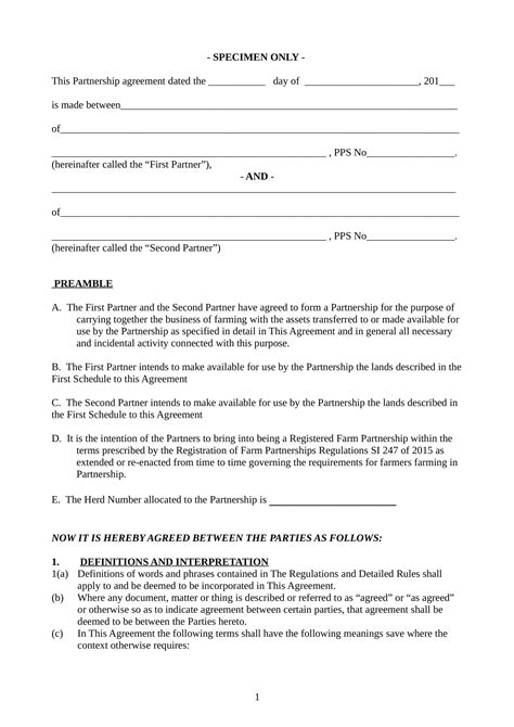 contract farming proposal farm house