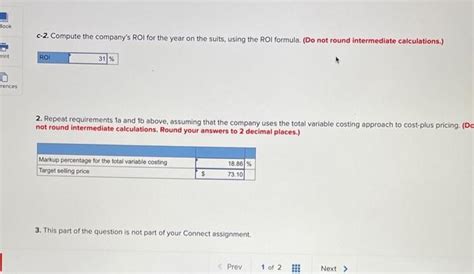 Solved Problem 12a 6 Standard Costs Absorption Costing And