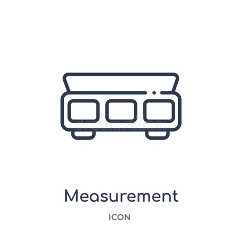 Linear Measurement Icon From Jewelry Outline Collection Thin Line Measurement Icon Isolated On