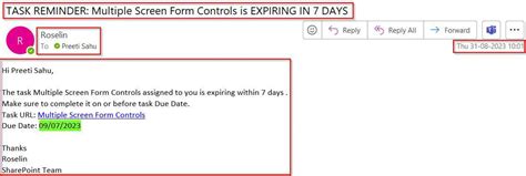 Send 7 Or 14 Day Task Due Reminder Emails In Power Automate