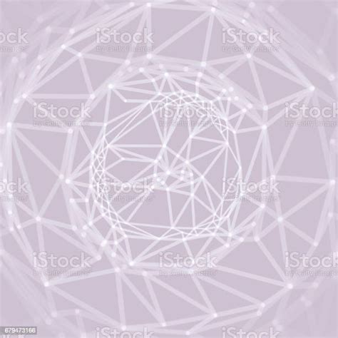 Cobweb Or Spider Web Network Abstract Background Connection Structure 3d Technology Style Stock