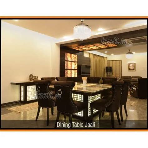 White Stylish Dining Table Jali Packaging Type Bopp Bags At ₹ 30