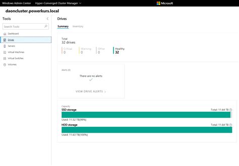 Windows Admin Center Storage Spaces Direct Und Windows Server 2016 RS1 Hyper V Server Blog
