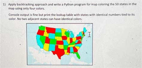 Solved Apply Backtracking Approach And Write A Python