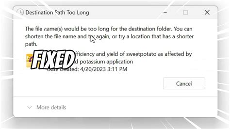 Destination Path Too Long The File Names Would Be Too Long Solved Youtube