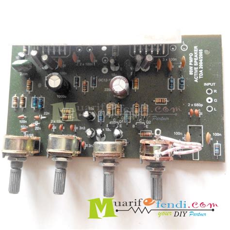 Jual KIT Power Amplifier Stereo 80Watt IC TDA 2004 2005 TDA2004 TDA2005 Power Mobil BTL Plus
