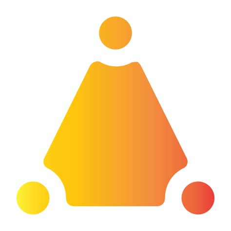 Triangle Generic Gradient Fill Icon