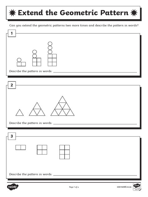 Geometric Pattern Extension Guide Pdf Elementary Geometry