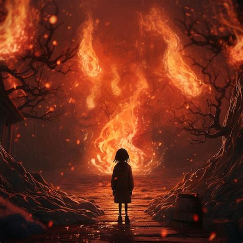 Premium Ai Image The Fire Animation