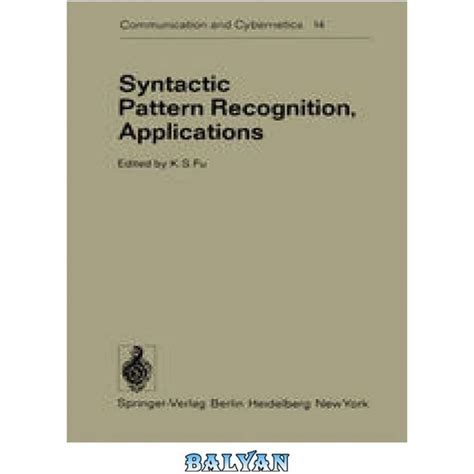 خرید و قیمت دانلود کتاب Syntactic Pattern Recognition Applications ترب