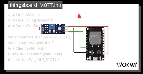 Thingsboardmqtt Wokwi Esp32 Stm32 Arduino Simulator