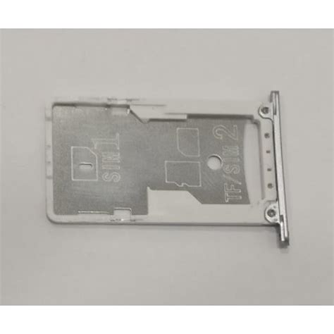 Bandeja De Tarjeta Dual Sim Y Micro Sd Para Xiaomi Redmi Note Blanco Movilrepuestos Es