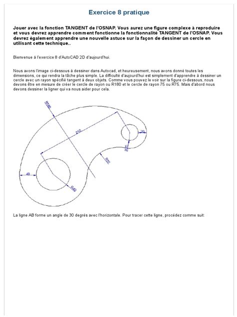 Exercice Autocad 8 Pdf
