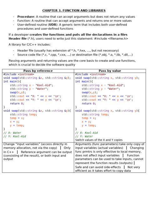 Chapter 3 Pdf Pointer Computer Programming Parameter Computer