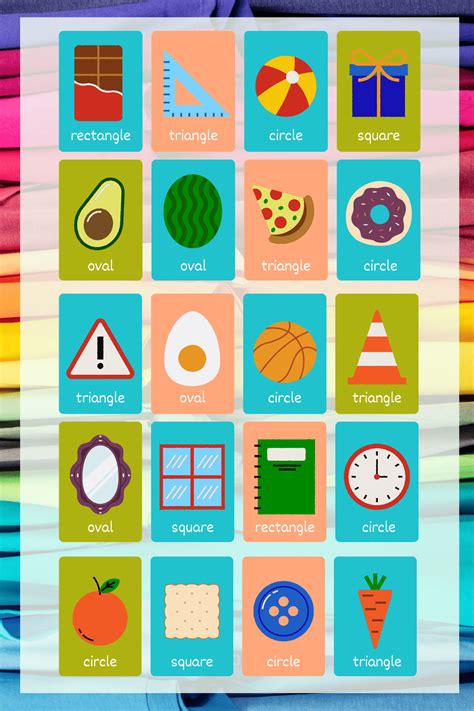 “shapes ” Classroom Instructional Posters Ebencuts
