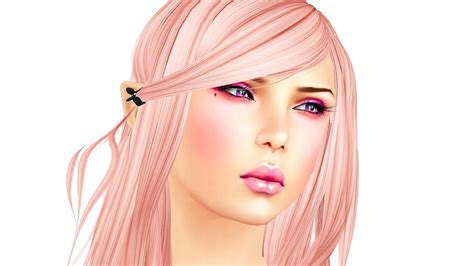 Face Long Hair Cgi Hair Nose Pink Skin Clothing Head Eye Costume Lip Blond
