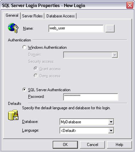 Sql Server Create A Login
