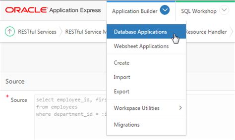 Creating And Using A Restful Web Service In Application Express 50