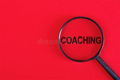Coaching Training Planning Learning Coaching Business Guide Instructor Leader Stock Image