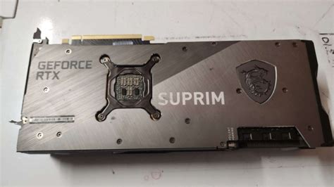 Rare Msi Rtx 3080 Ti Suprim X With 20gb Of Vram Pops Up For Sale In Sydney Australia