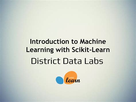 Introduction To Machine Learning With Scikit Learn Pdf