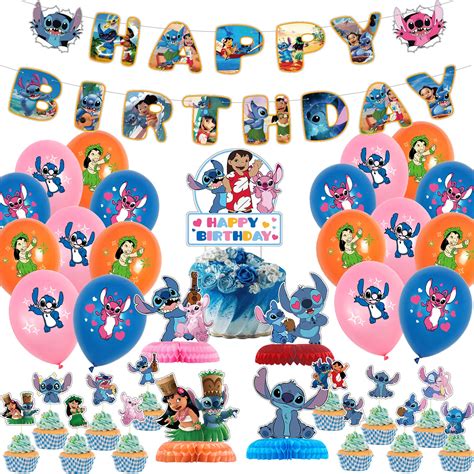 Buy Lilo And Stitch Birthday Party Decoration Include Stitch Birthday