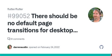 There Should Be No Default Page Transitions For Desktop And Web