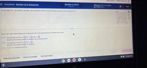 Solved A00011 Homework Section 11 5 Homework Question 3