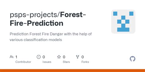 GitHub Psps Projects Forest Fire Prediction Prediction Forest Fire Danger With The Help Of