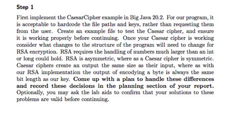 Solved Rsa Encryption 1 Overview How Are Messages