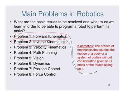 Robot Arm Kinematics Pdf Robotics Technology And Computing