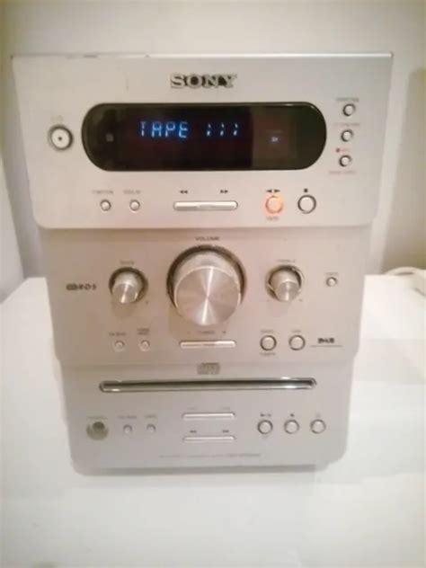 Sony Micro Hi Fi Component Stereo System Cmt Gpx9dab Cassette Cd Dab Fm