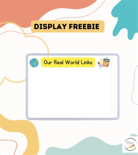 Mash Maths Week Maths Real World Links Display Poster