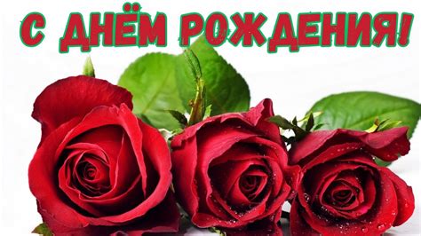 С Днем Рождения Красивое поздравление Музыкальная открытка Youtube