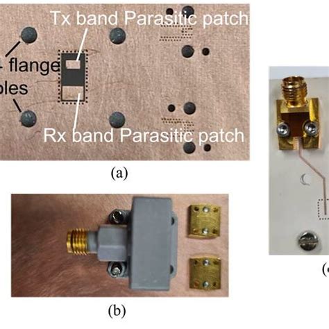 Manufactured Prototype Of The Waveguide To Microstrip Transition A Download Scientific