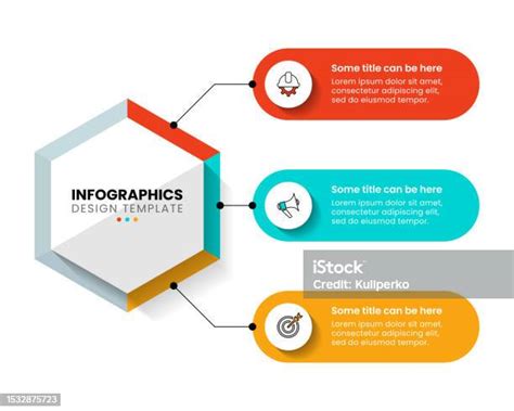 인포그래픽 템플릿입니다 3단계와 아이콘이 있는 육각형 그래프에 대한 스톡 벡터 아트 및 기타 이미지 그래프 벡터 원형 Istock