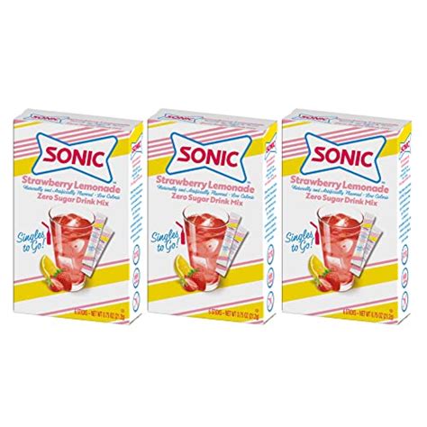 I Tested Sonics Strawberry Lemonade Packets And Heres Why Theyre A Must Try
