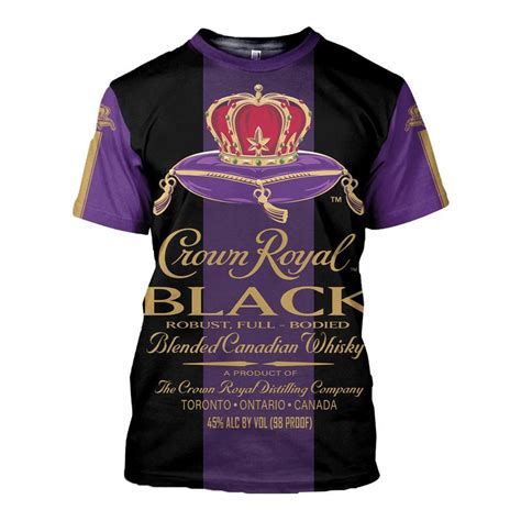 Crown Royal Purple Black T Shirt