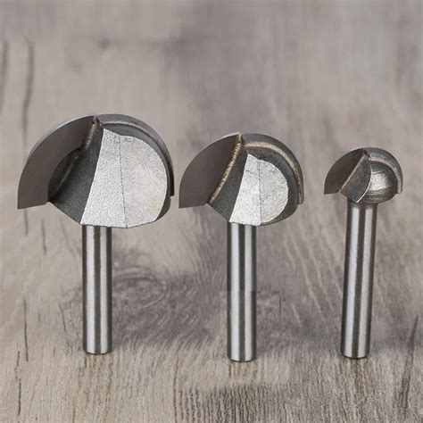 1pc Shk 6mm Cnc Router Round Bottom Bit Cnc Machine Tool Pvc Mdf