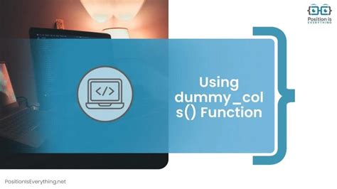 How To Create Dummy Variables In R Position Is Everything