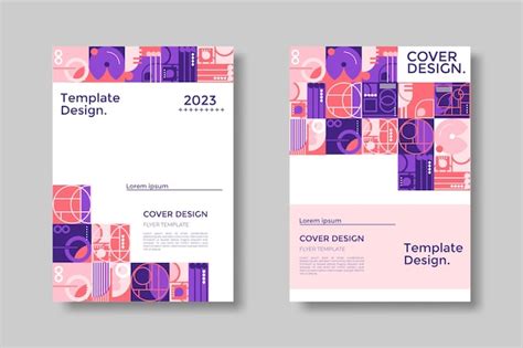 Premium Vector Abstract Bauhaus Geometric Pattern Background Vector Circle Triangle And Square