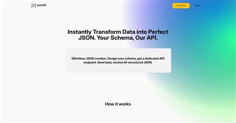 Jsonai：将数据转换为 Ai 结构化的 Json