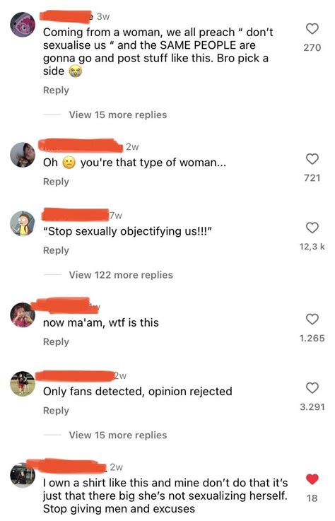 Women Like You Are The Reason Men Sexualize Us So Much R