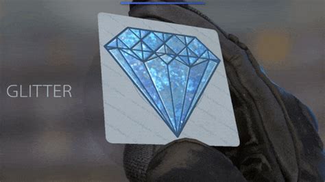 Blue Gem Sticker Glitter CS2 Blue Gem