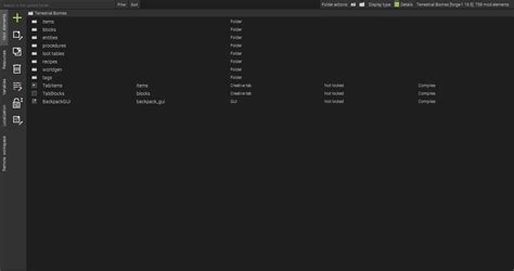 We Are Adding More Workspace Mod Element List Views To Mcreator 20212