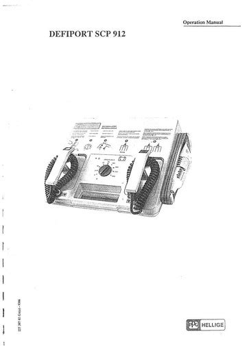 Hellige Defiport SCP User Manual Free Download Borrow And Streaming Internet Archive