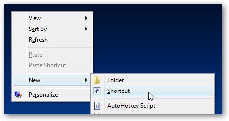 Create Shutdown Restart Lock Icons In Windows Or Vista