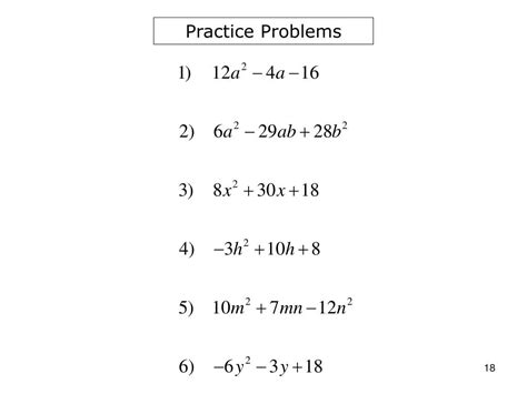 Ppt Factoring Rules Powerpoint Presentation Free Download Id3303910