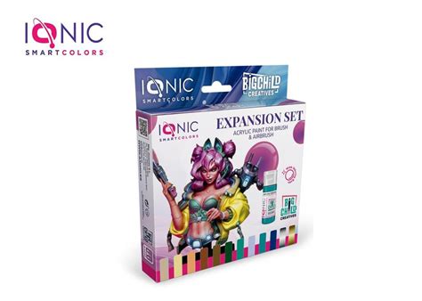 Ionic Smart Colors Expansion Set 12 X 20ml Everything Airbrush